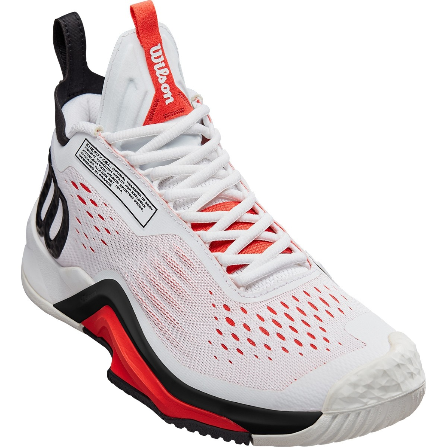 Tenisové boty Wilson rush pro tour mid all court bílá | Eshop-tenis.cz