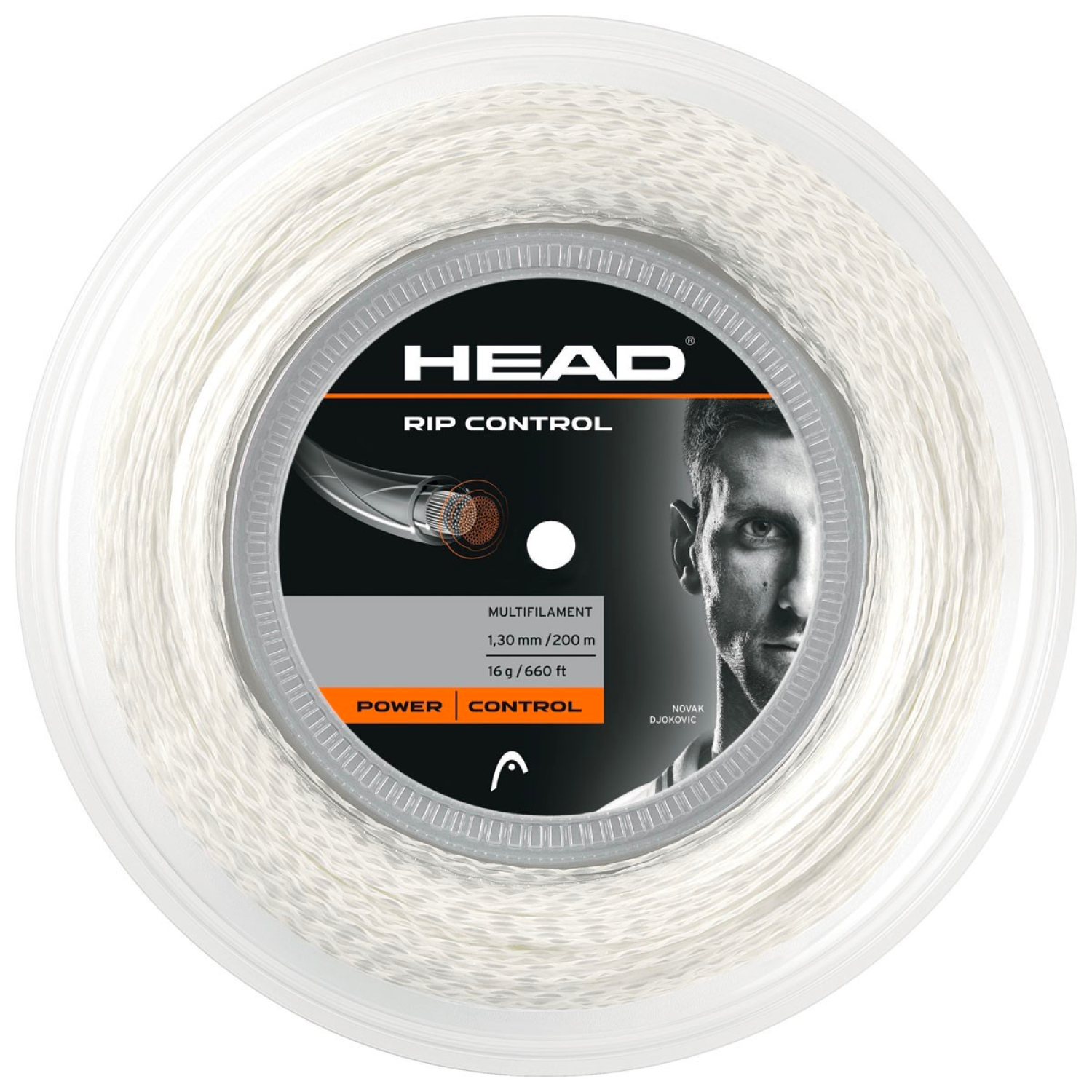 Tenisový výplet Head Rip control (200m) bílá | Eshop-tenis.cz