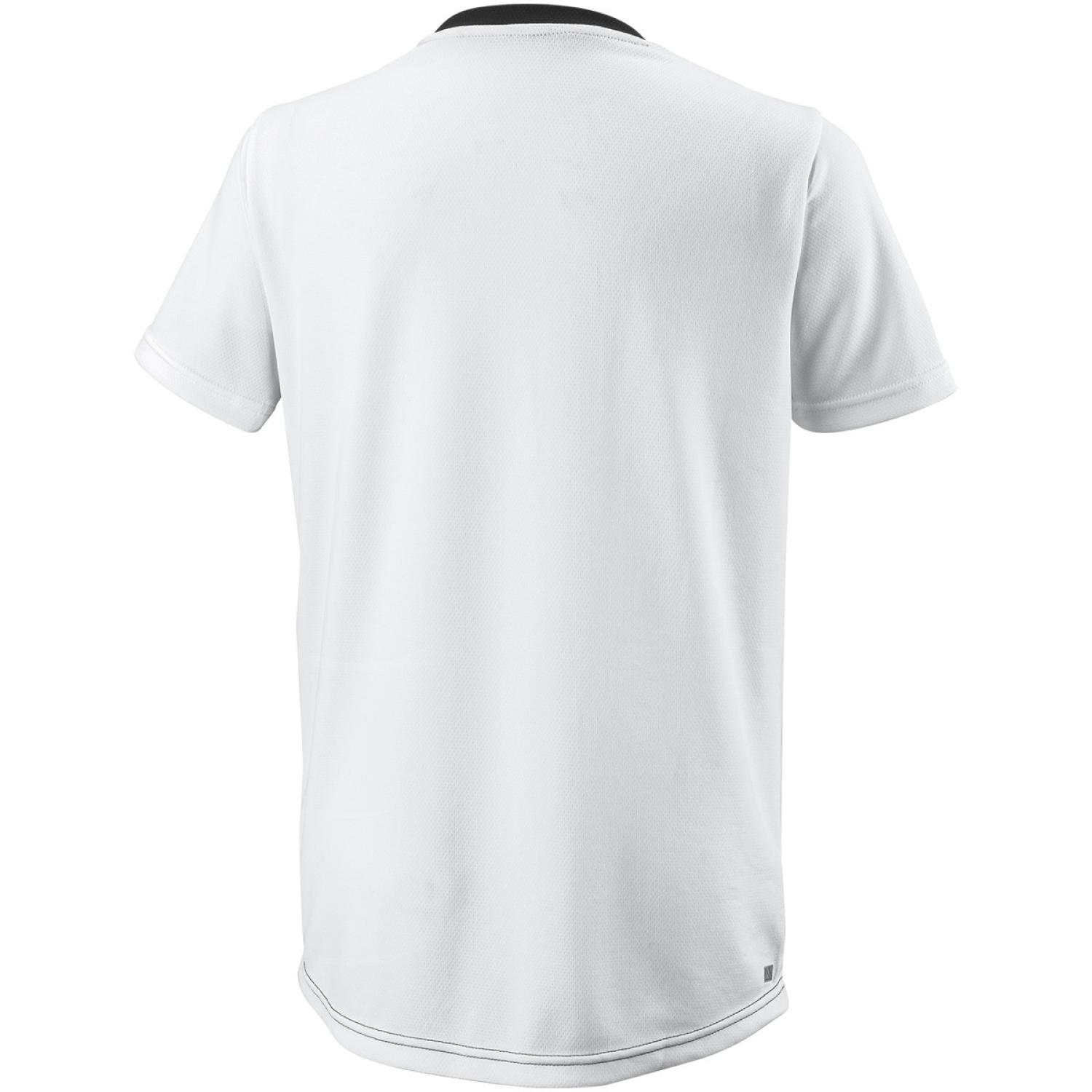 Tričko Wilson team 2 triangle crew junior černá | Eshop-tenis.cz