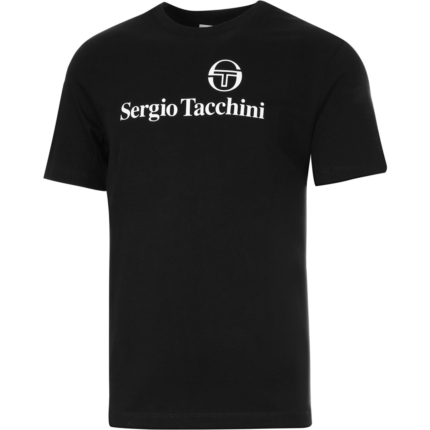 Tričko Sergio Tacchini heritage logo černá | Eshop-tenis.cz