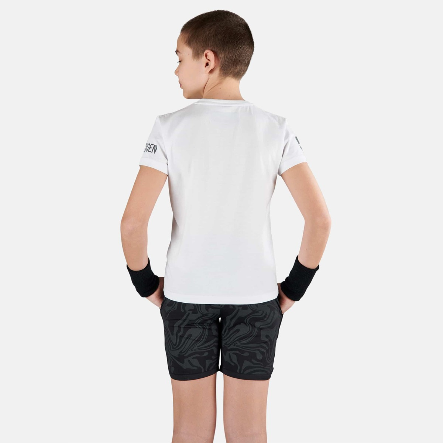 Tričko Hydrogen junior garcon tennis court bílá | Eshop-tenis.cz