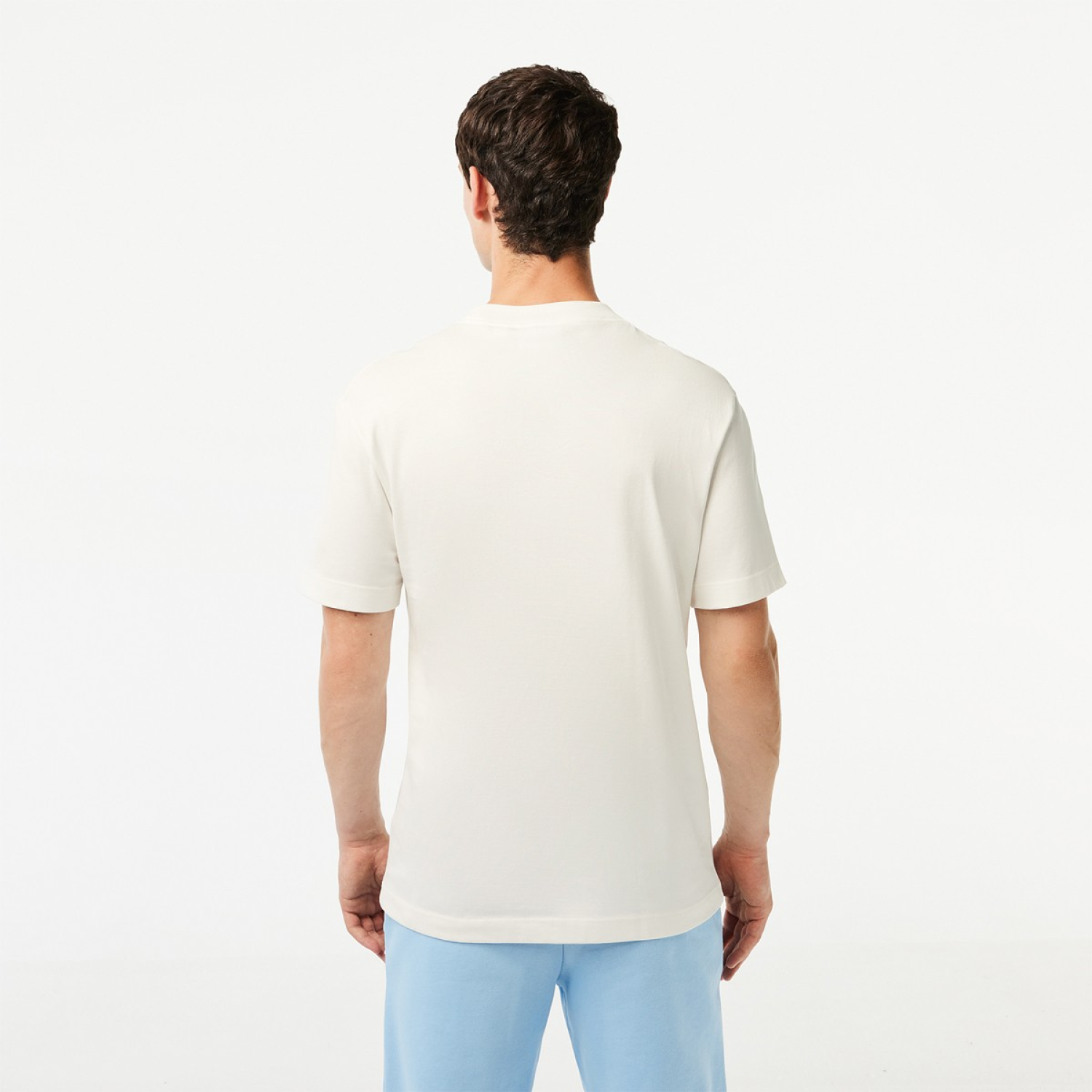 Tričko lacoste jersey bílá | Eshop-tenis.cz