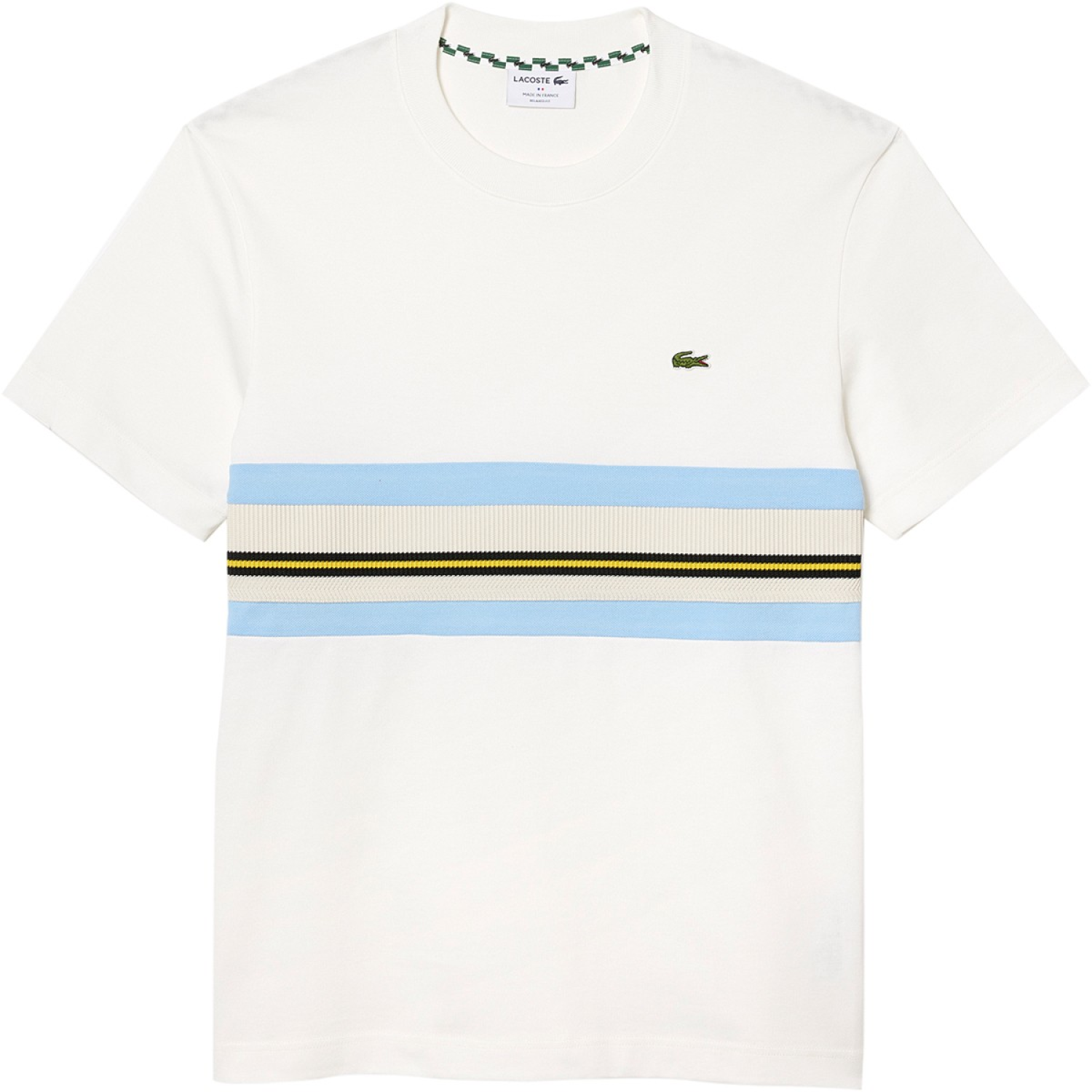 Tričko lacoste jersey bílá | Eshop-tenis.cz