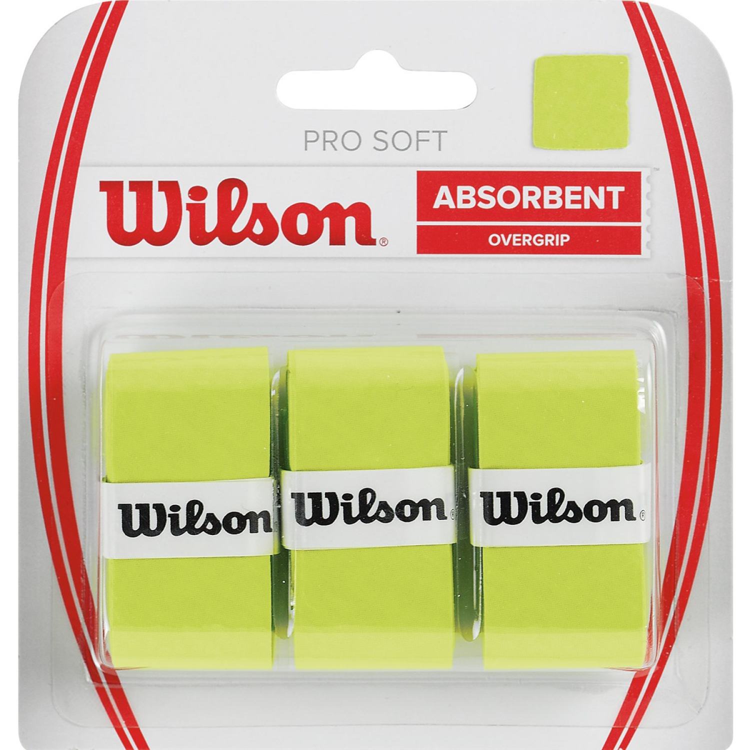 Tenisová omotávka Wilson Pro Soft overgrips 3 zelená | Eshop-tenis.cz